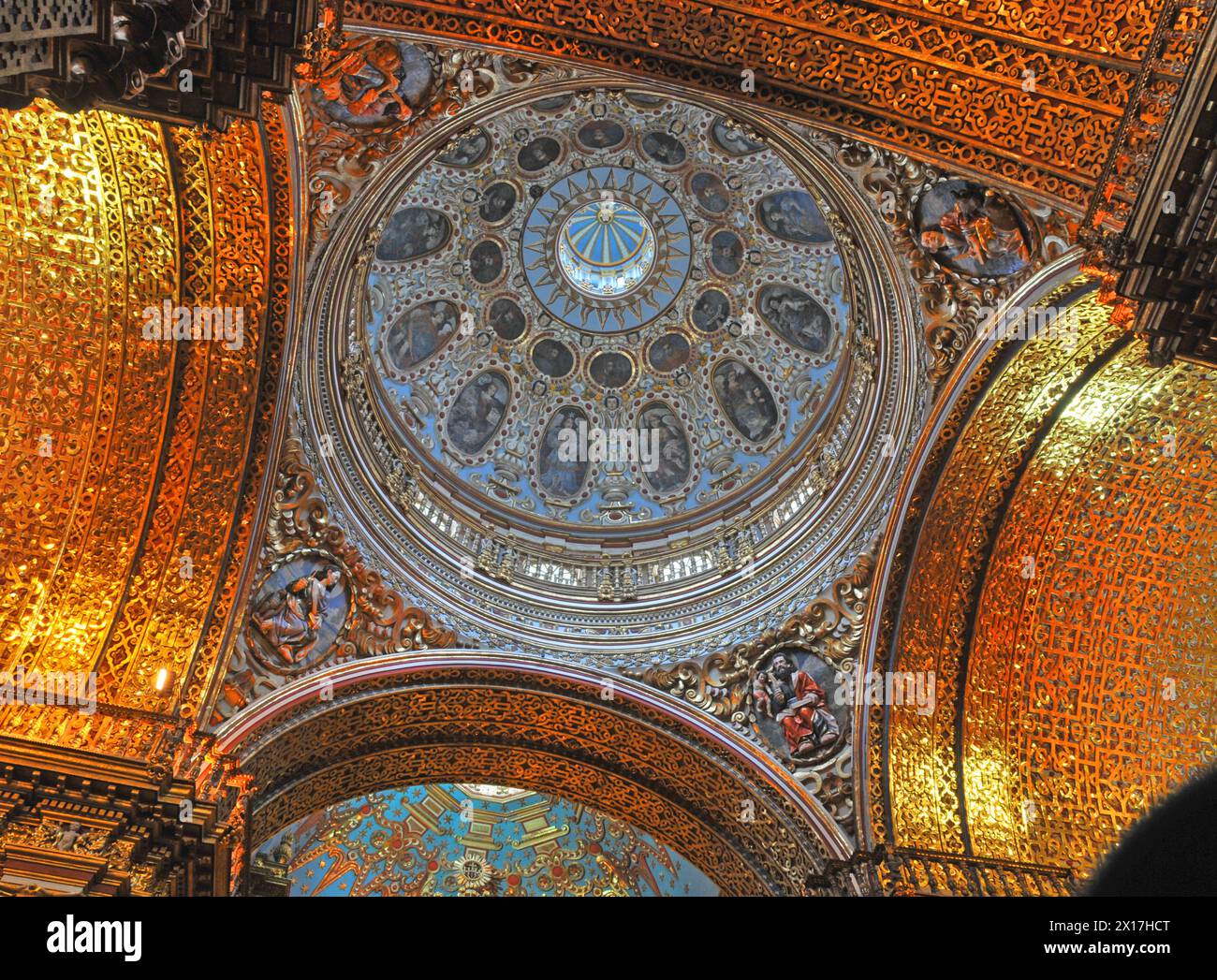 Compania de Jesus church, Quito, Ecuador Stock Photo - Alamy