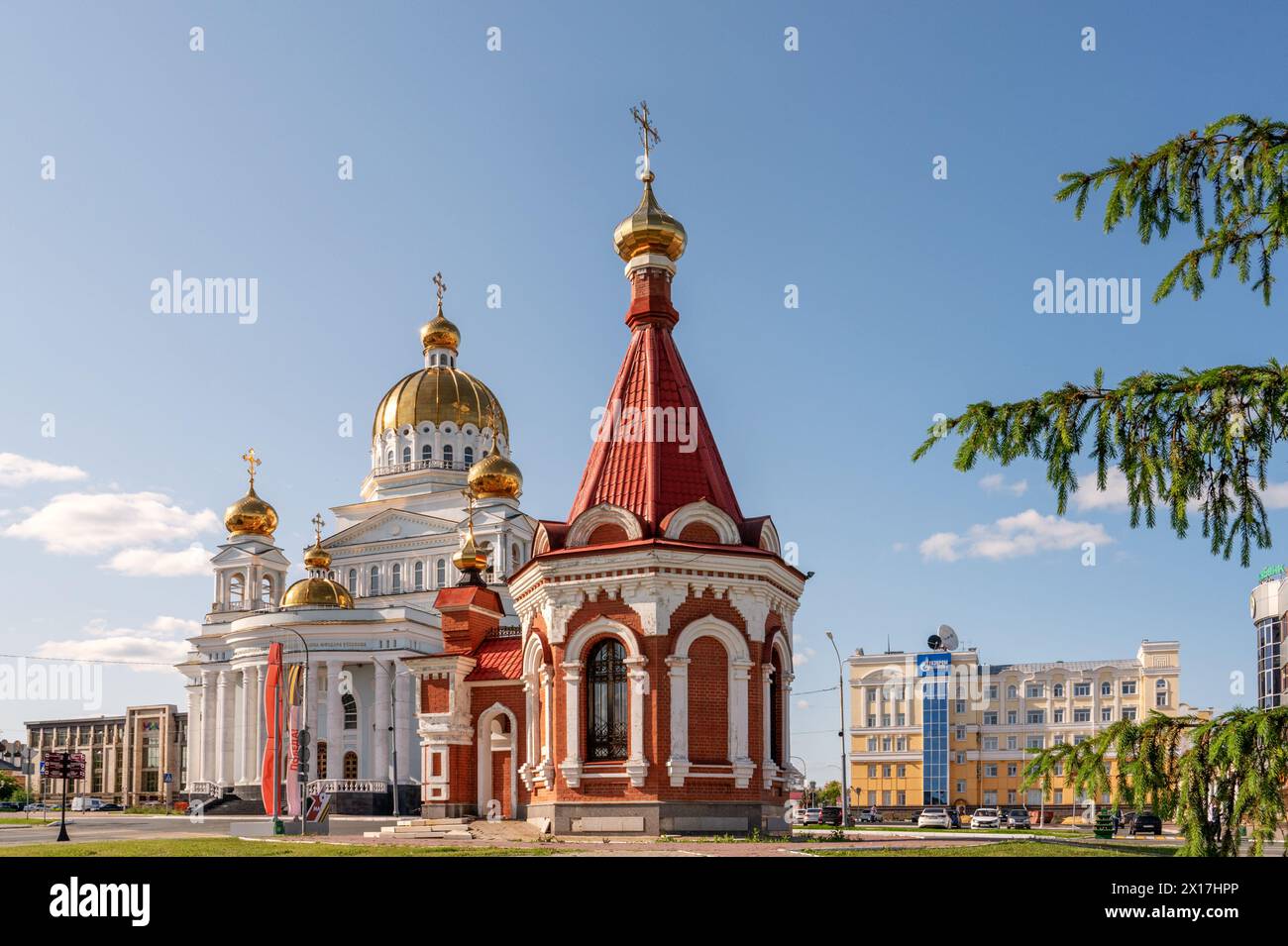 Saransk, Russia - June 4, 2023 - Cathedral of St. Theodore Ushakov ...
