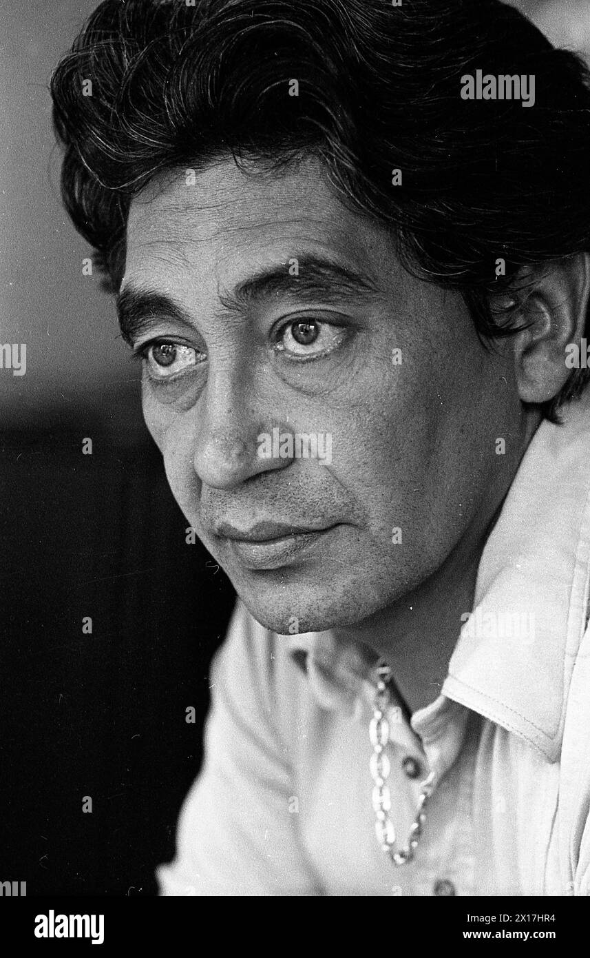 Argentine film actor and radio announcer Edgardo Suarez, during a press ...