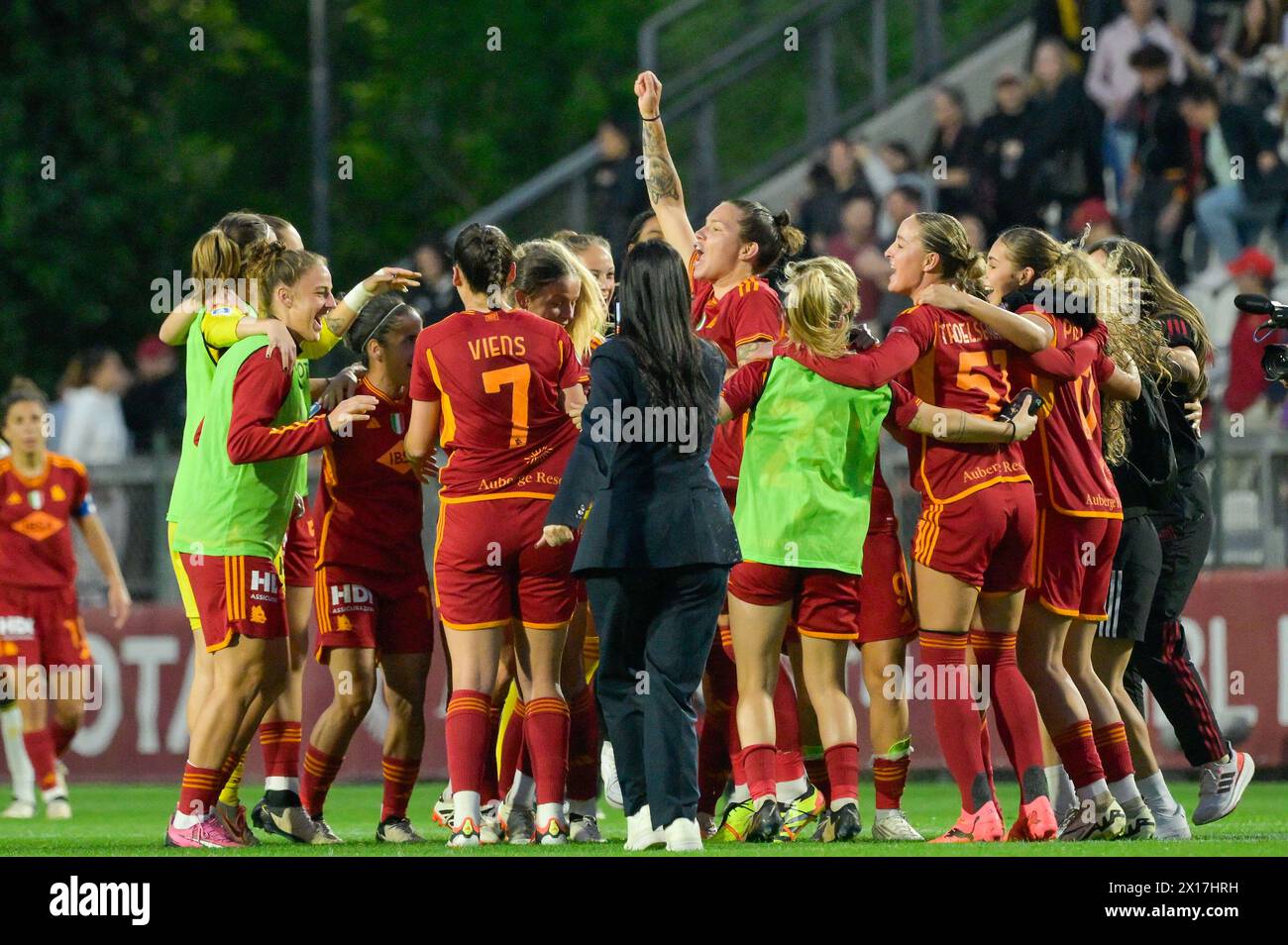 Rome, Italy. 15th Apr, 2024. during the Italian Football Championship ...