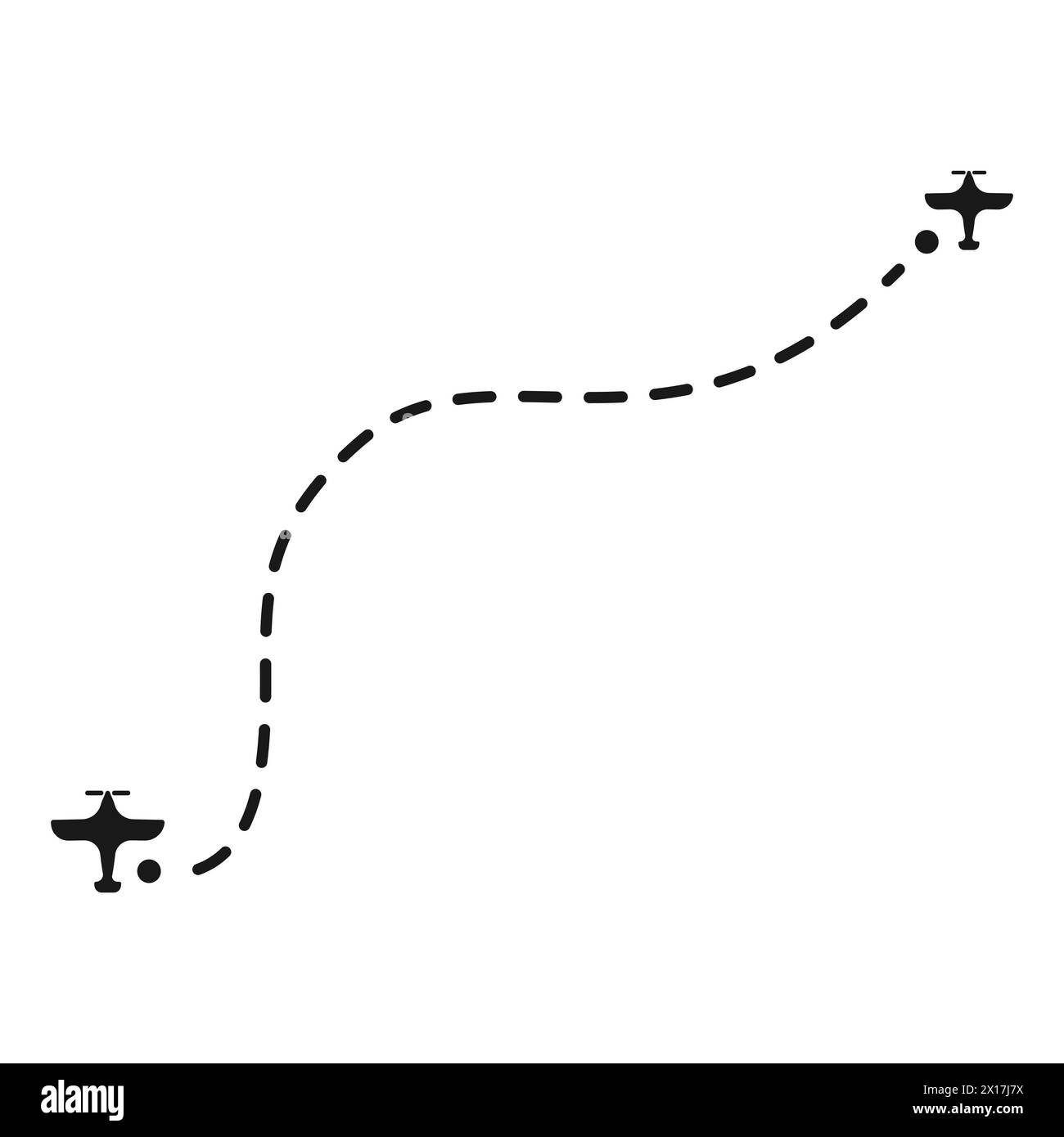 Destination logo. Airplane route template. Vector illustration Stock ...