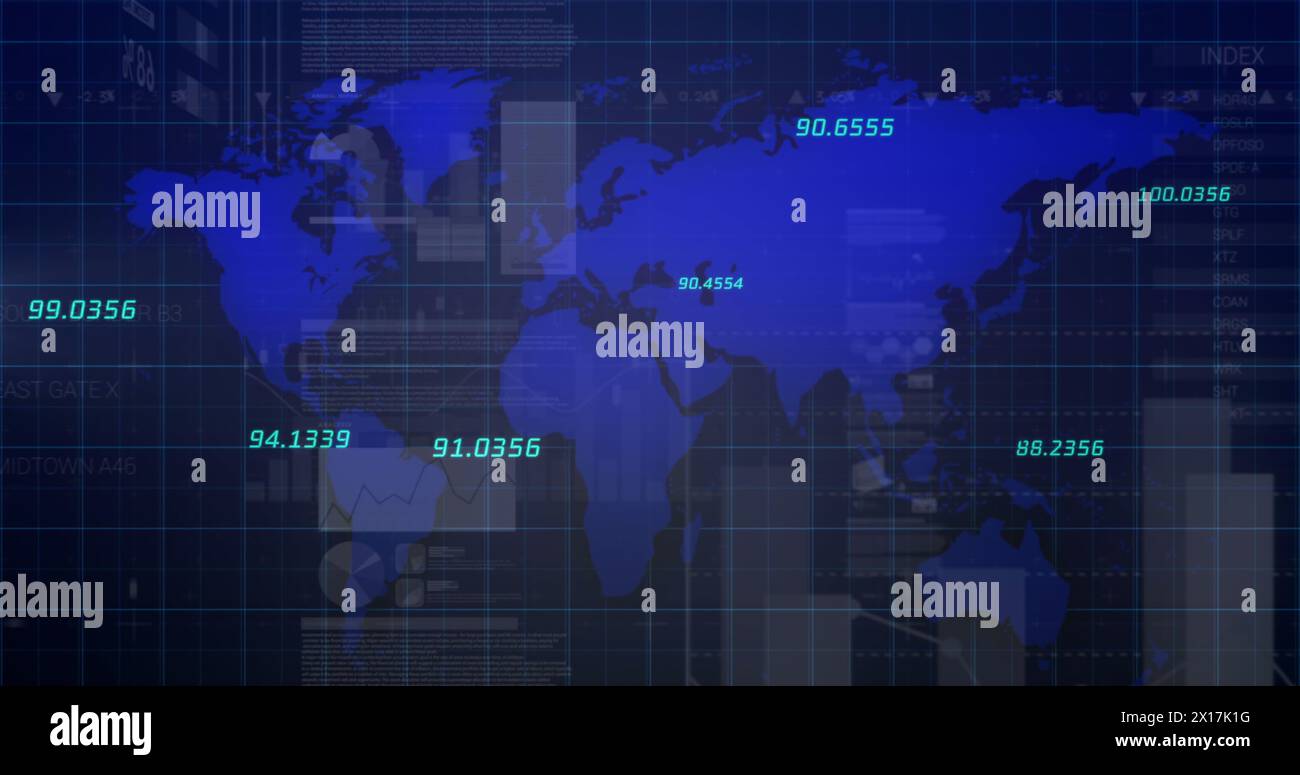 Financial world map hi-res stock photography and images - Alamy