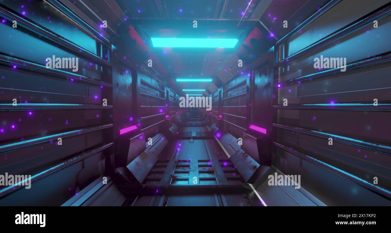 Animation glowing light trails spots hi-res stock photography and ...