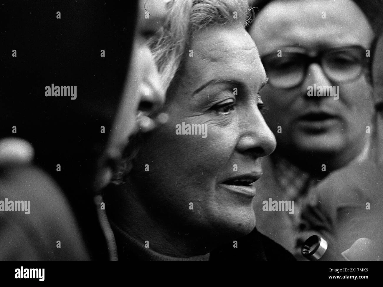 Argentine film actress and politican Silvana Roth /1924-2010) visits ...