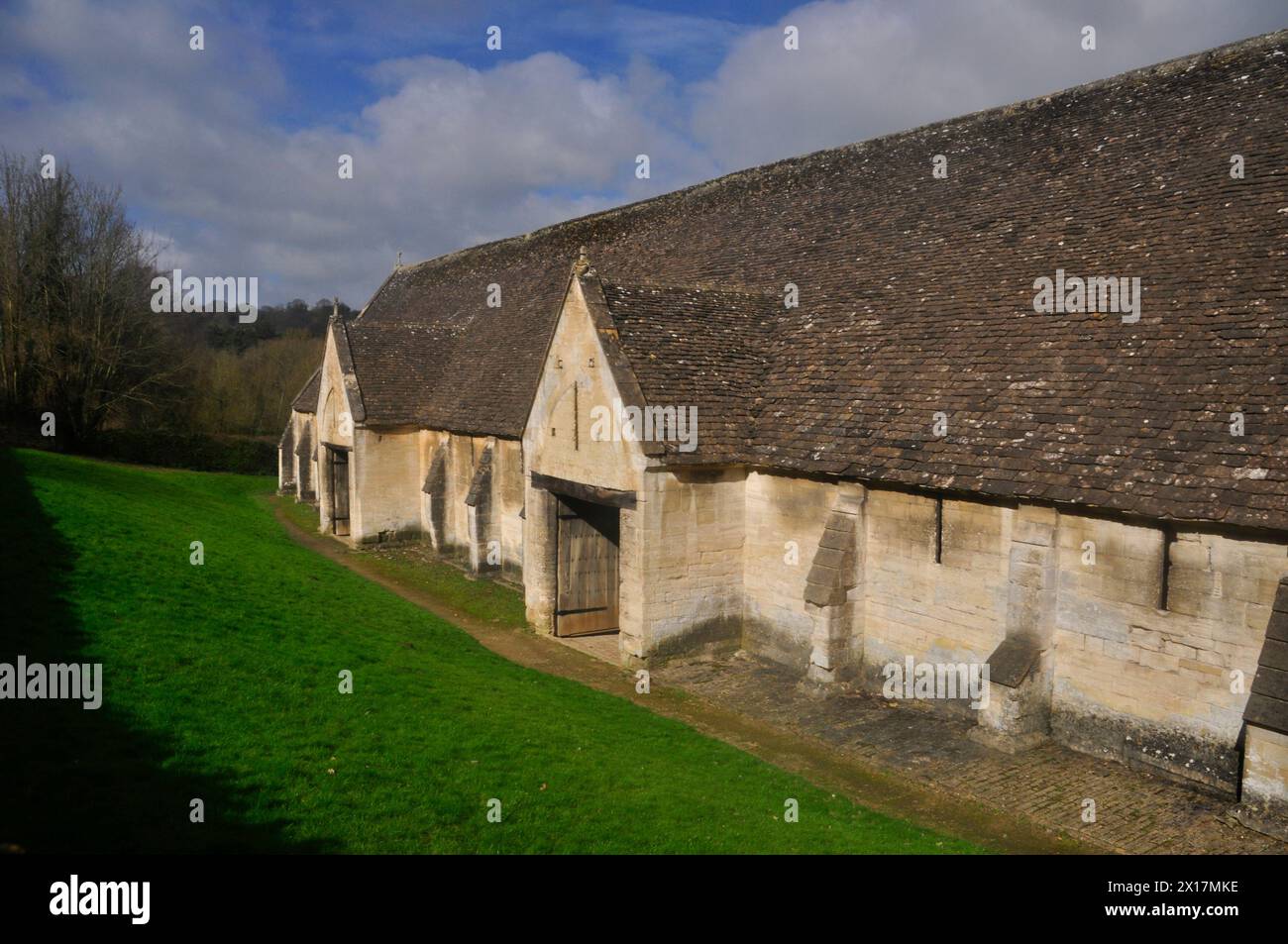 A fine example of a medieval 14th century tithe barn at Bradford-on ...