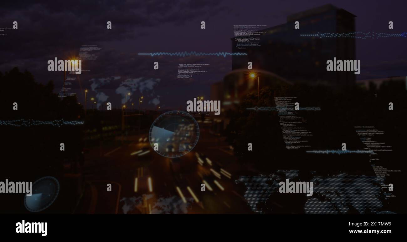 Round scanners data processing hi-res stock photography and images - Alamy