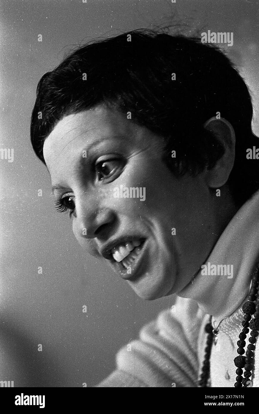 Argentine actress and tango singer Susana Rinaldi during a press ...