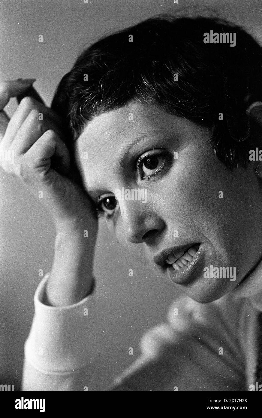 Argentine actress and tango singer Susana Rinaldi during a press ...