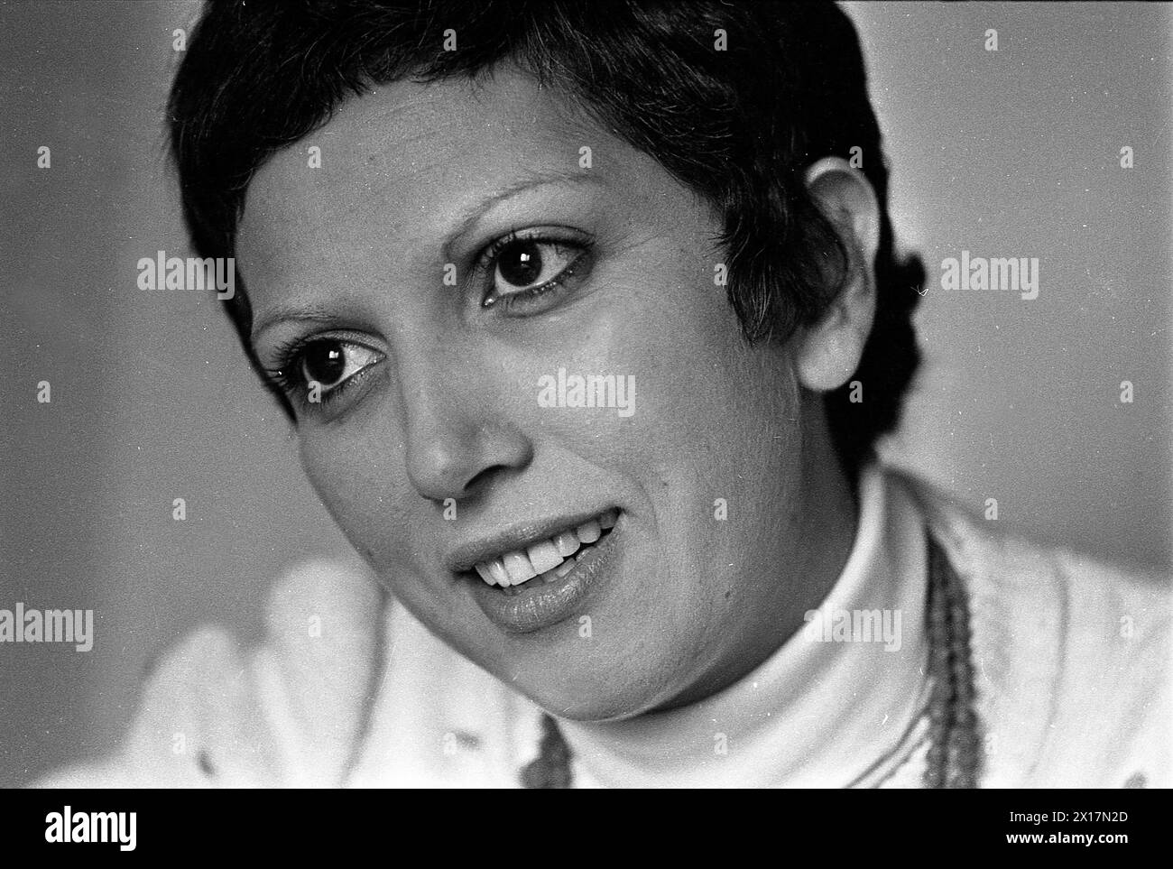 Argentine actress and tango singer Susana Rinaldi during a press ...