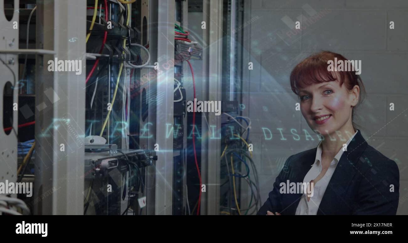 Portrait cheerful data center engineer hi-res stock photography and ...