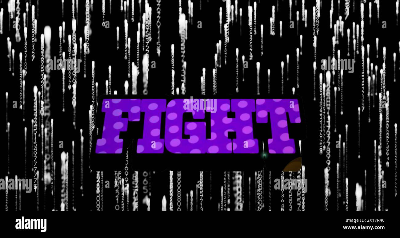 Animation fight text data processing hi-res stock photography and ...