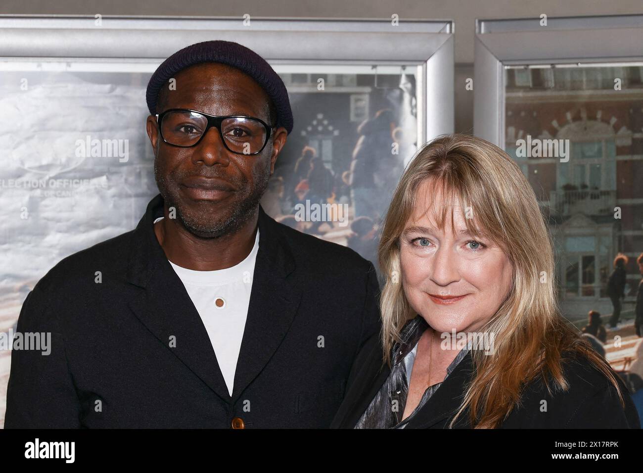 Paris, France. 15th Apr, 2024. Steve McQueen and Bianca Stigter attends ...