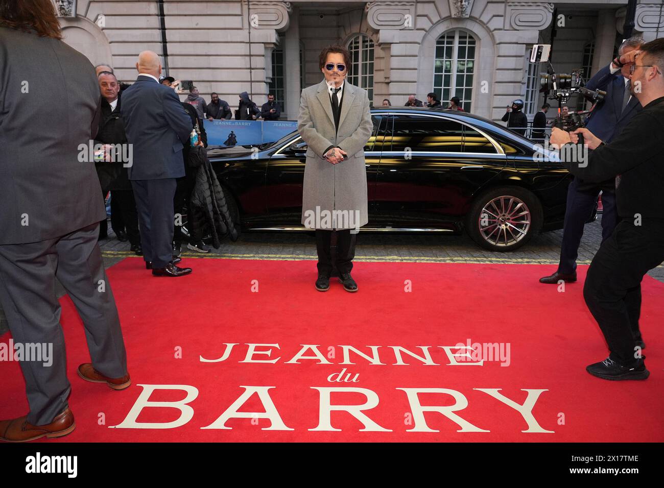 Johnny Depp arrives for the UK premiere of Jeanne Du Barry, at Curzon ...