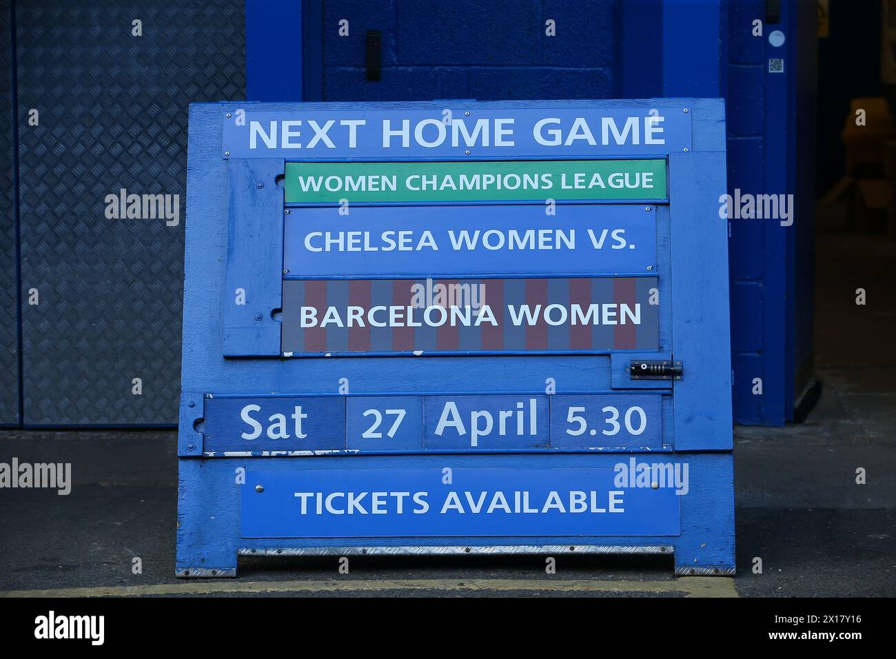 Chelsea, London, England. 15th April 2024; Stamford Bridge, Chelsea ...
