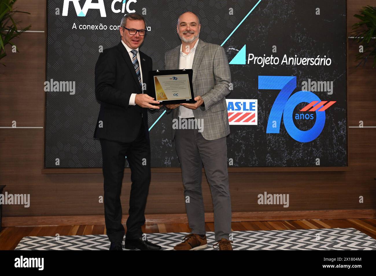 CAXIAS DO SUL, RS - 15.04.2024: FRAS LE 70 ANOS - Images from the lunch meeting celebrating the ...