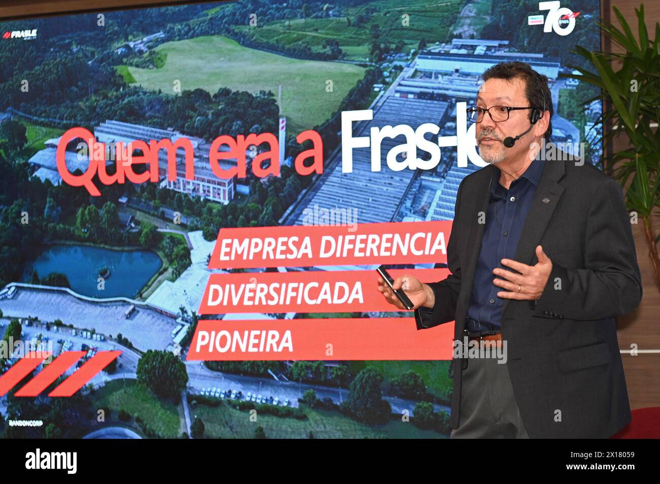 CAXIAS DO SUL, RS - 15.04.2024: FRAS LE 70 ANOS - Images from the lunch meeting celebrating the ...