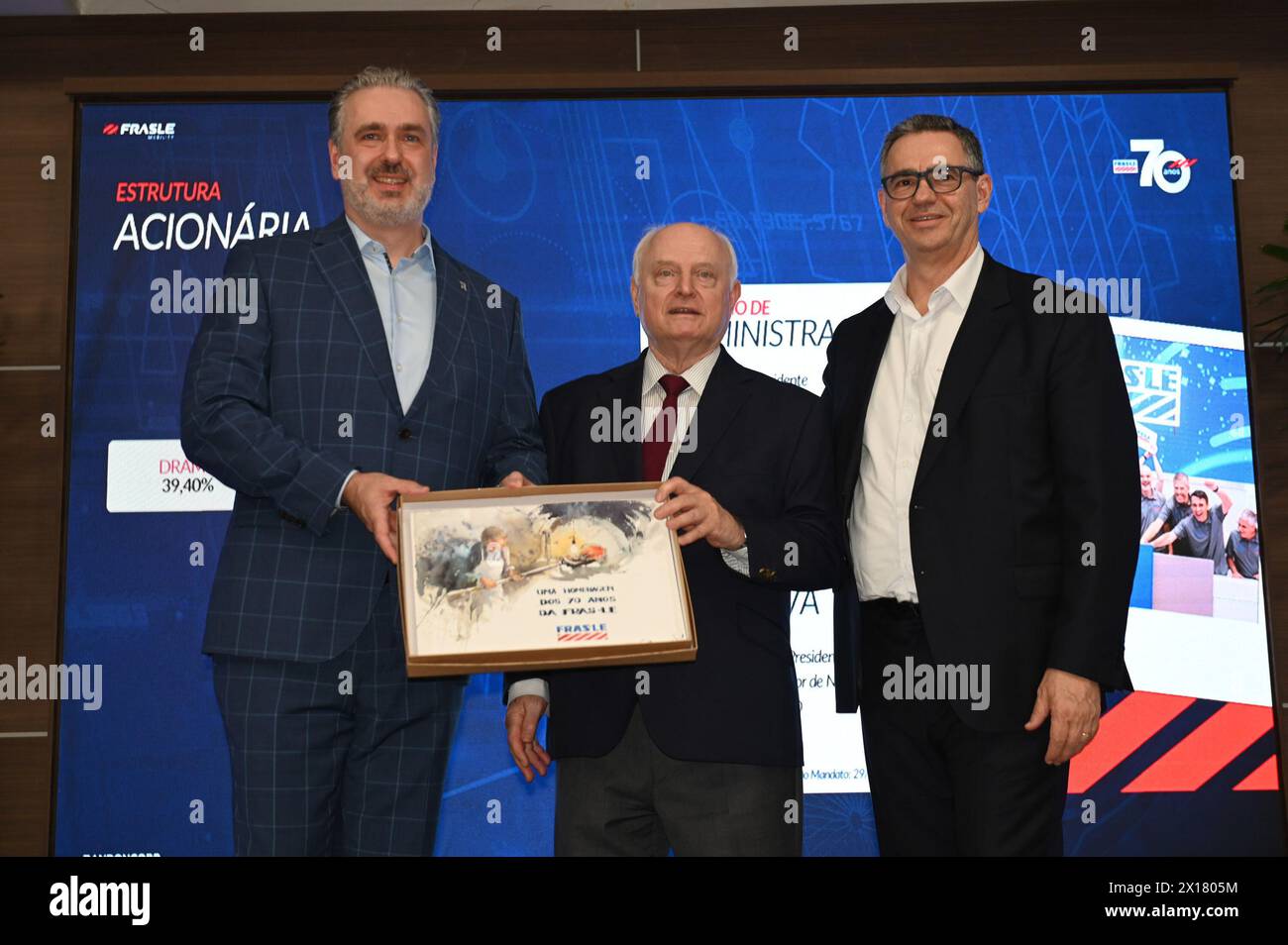 CAXIAS DO SUL, RS - 15.04.2024: FRAS LE 70 ANOS - Images from the lunch meeting celebrating the ...