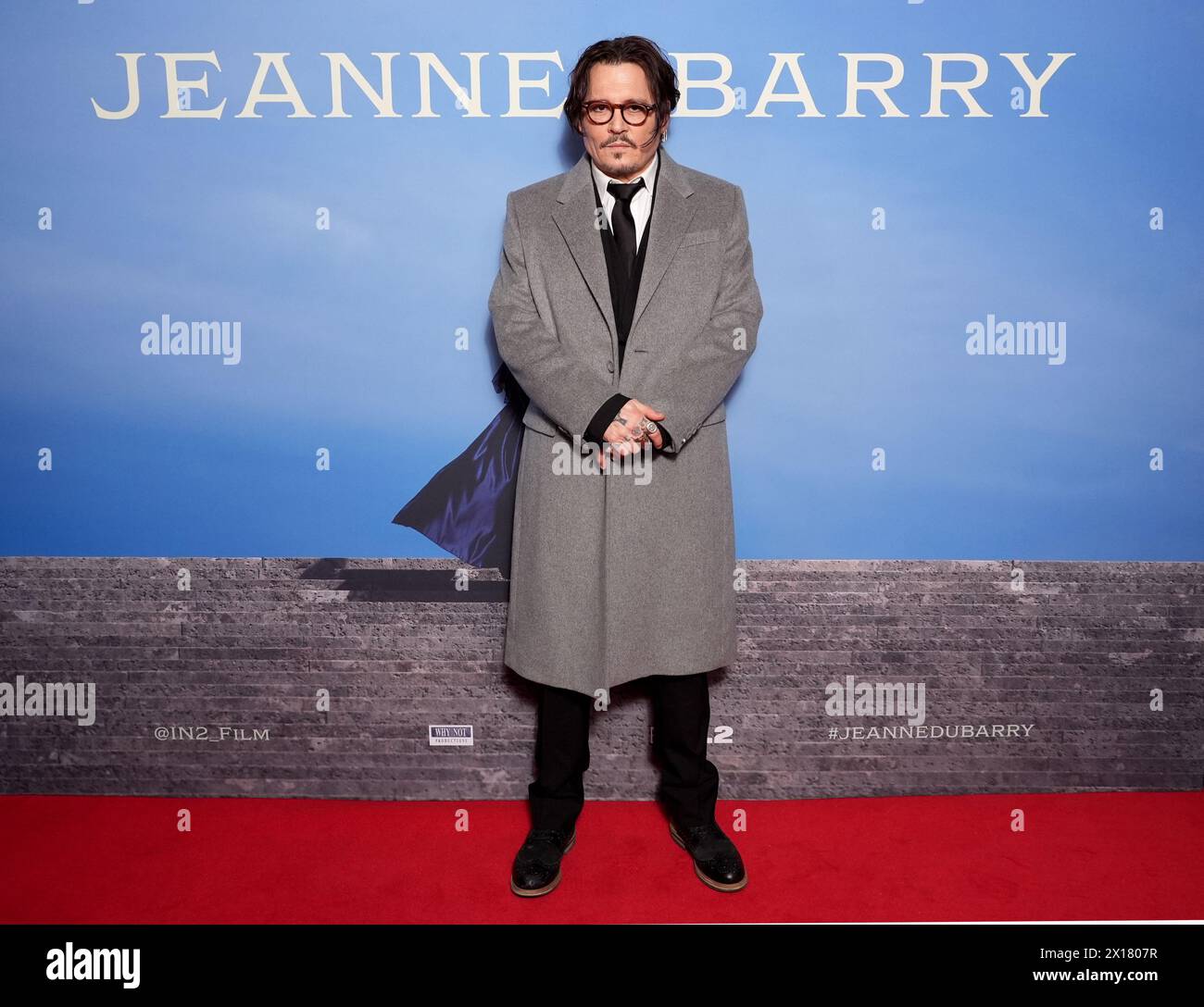 Johnny Depp arrives for the UK premiere of Jeanne Du Barry, at Curzon ...