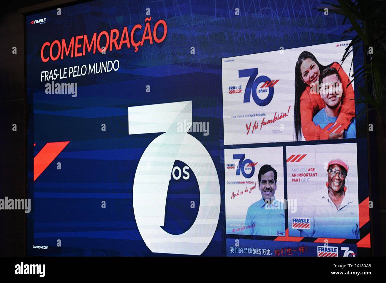 CAXIAS DO SUL, RS - 15.04.2024: FRAS LE 70 ANOS - Images from the lunch meeting celebrating the ...