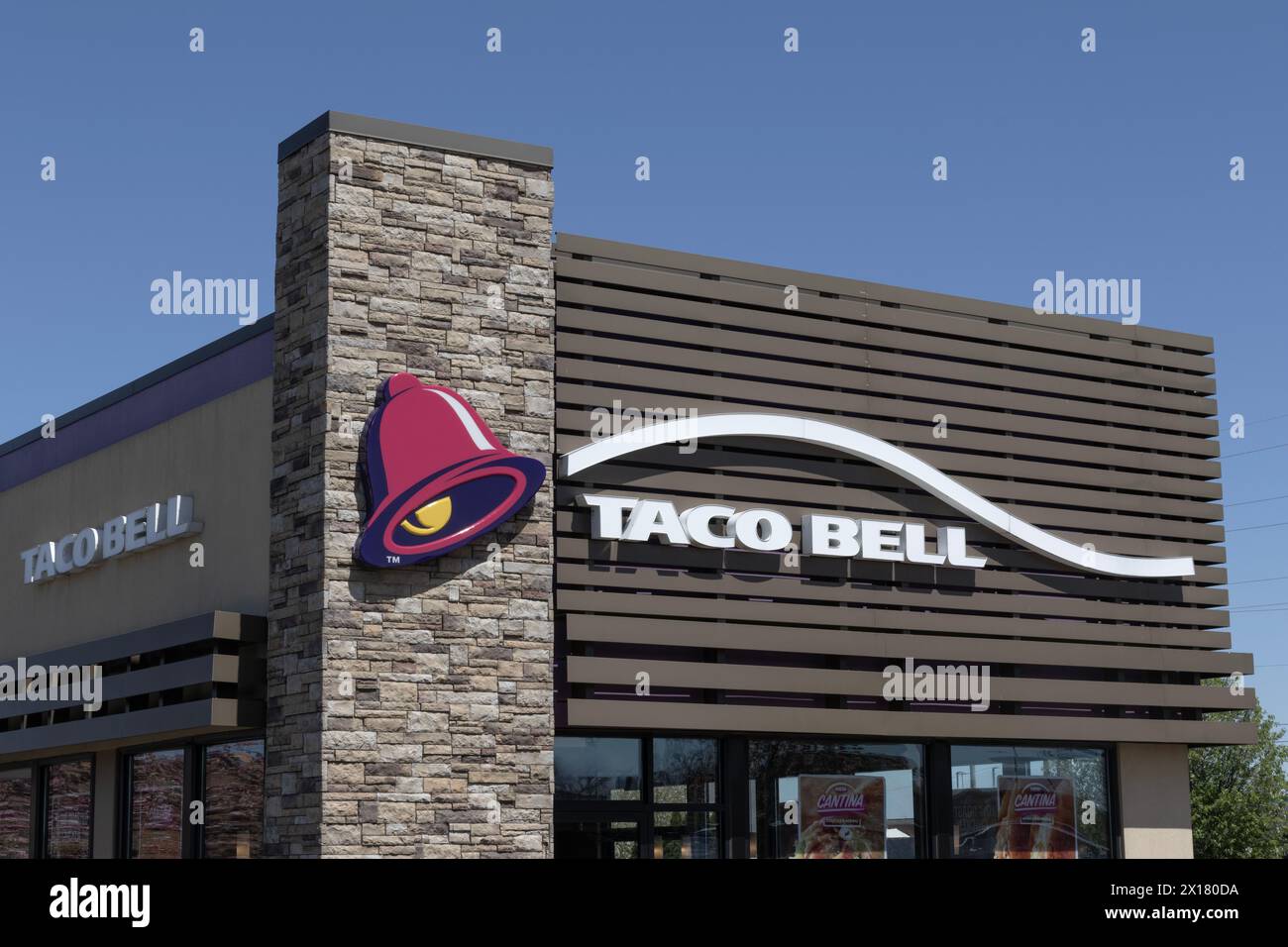 Indianapolis - April 13, 2024: Taco Bell Retail Fast Food Location ...