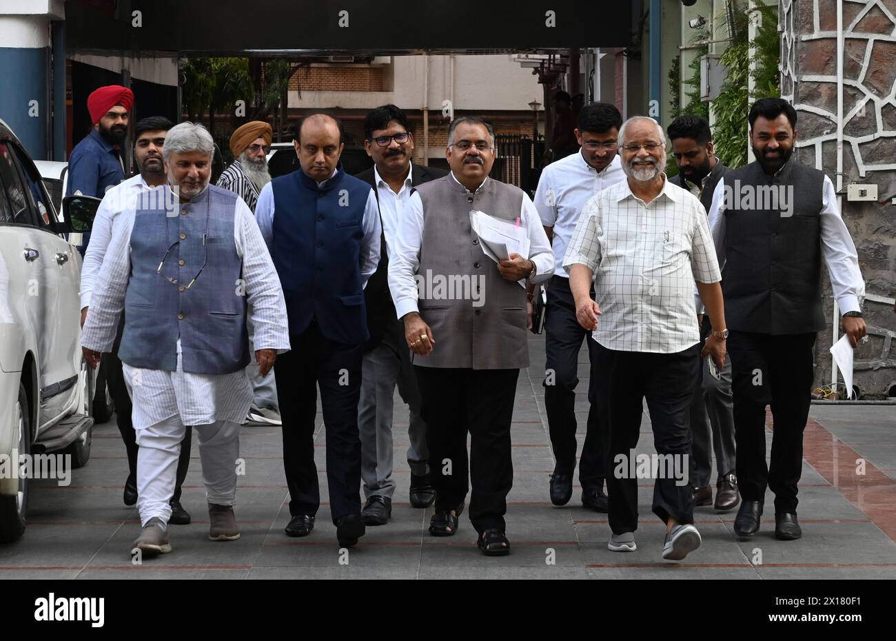 India. 15th Apr, 2024. New Delhi, India- April 15, 2024: BJP delegation ...
