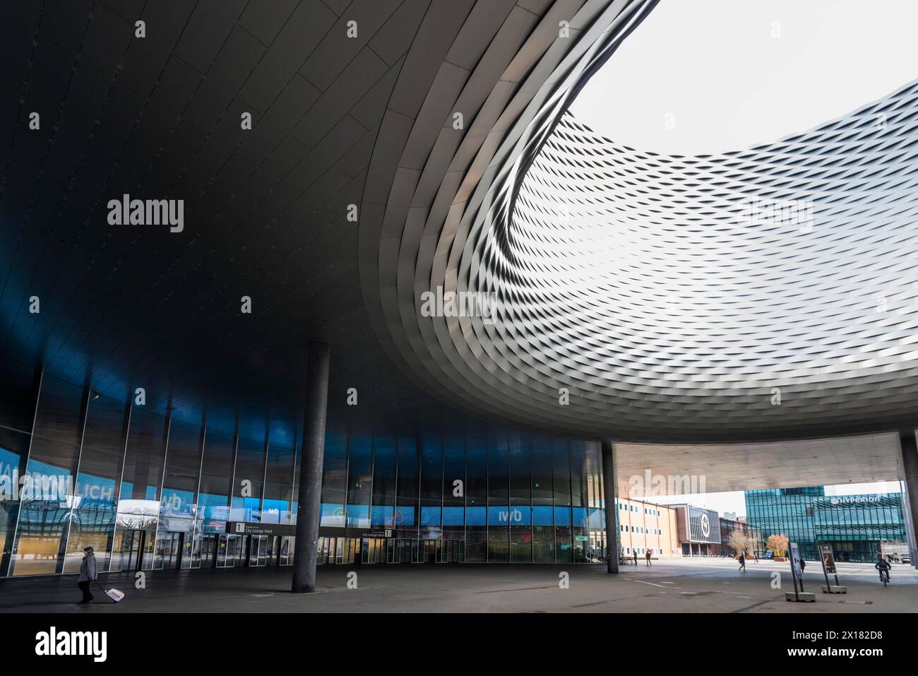Modern architecture, new Basel Exhibition Centre building, architects ...