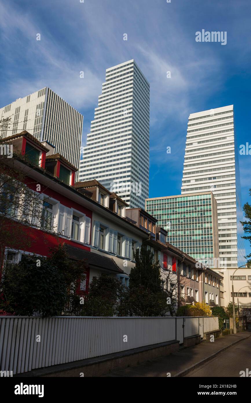 Roche Towers, architects Herzog and de Meuron, Basel, Canton of Basel ...