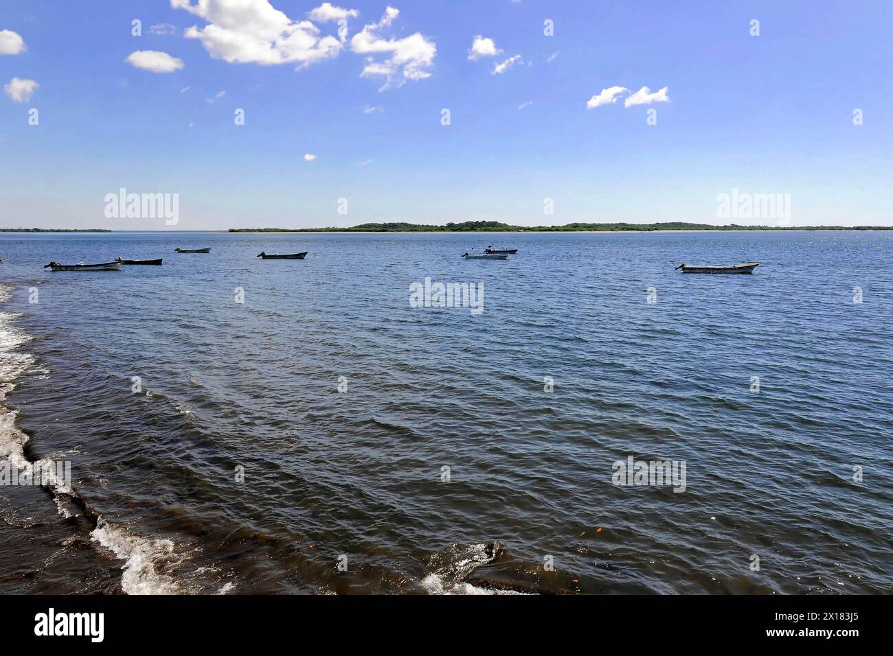 Lake Managua, Leon, Nicaragua, Central America, Central America, Calm ...