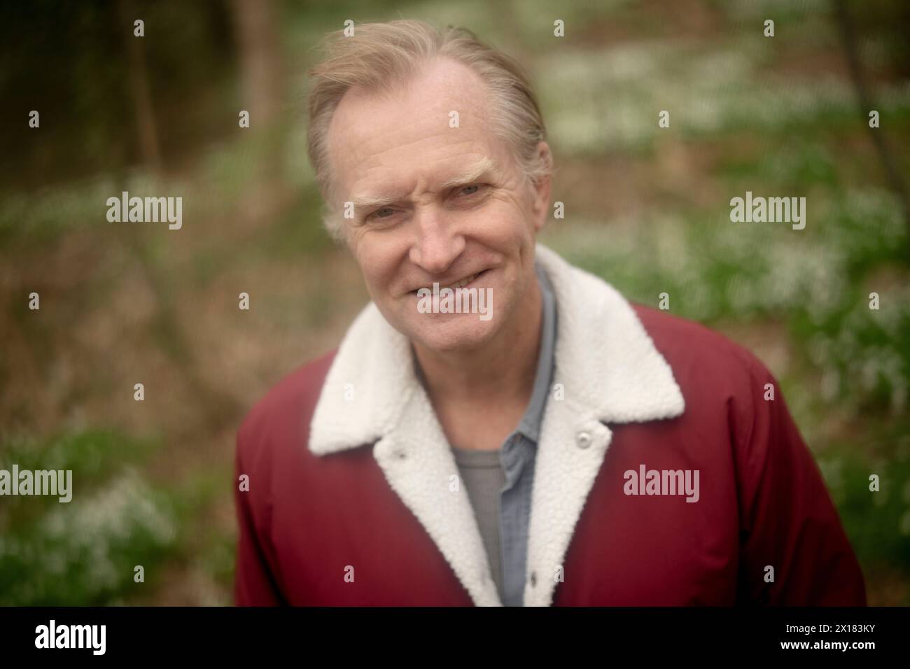 Danish actor Ulrich Thomsen photographed in Charlottenlund Forest ...