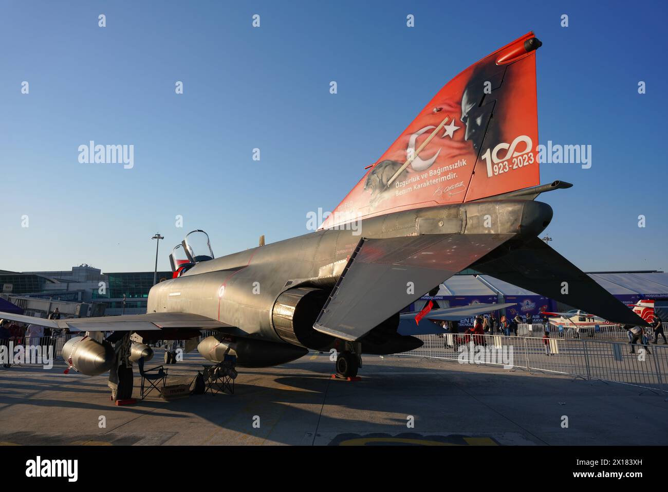 ISTANBUL, TURKIYE - MAY 01, 2023: Turkish Air Force McDonnell Douglas F ...