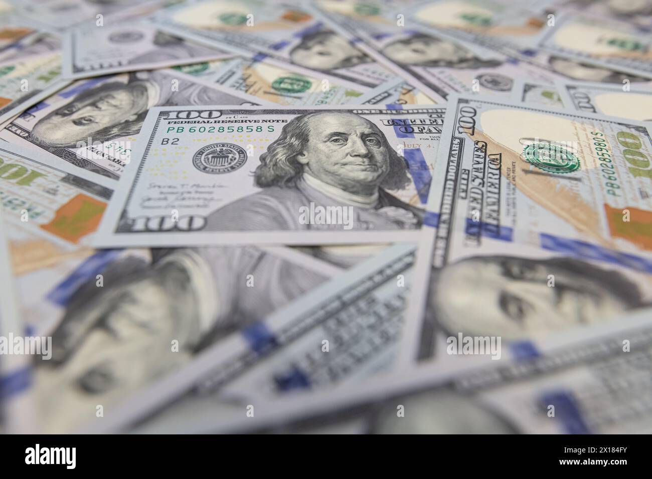 US 100 dollar banknotes background for design purpose Stock Photo - Alamy