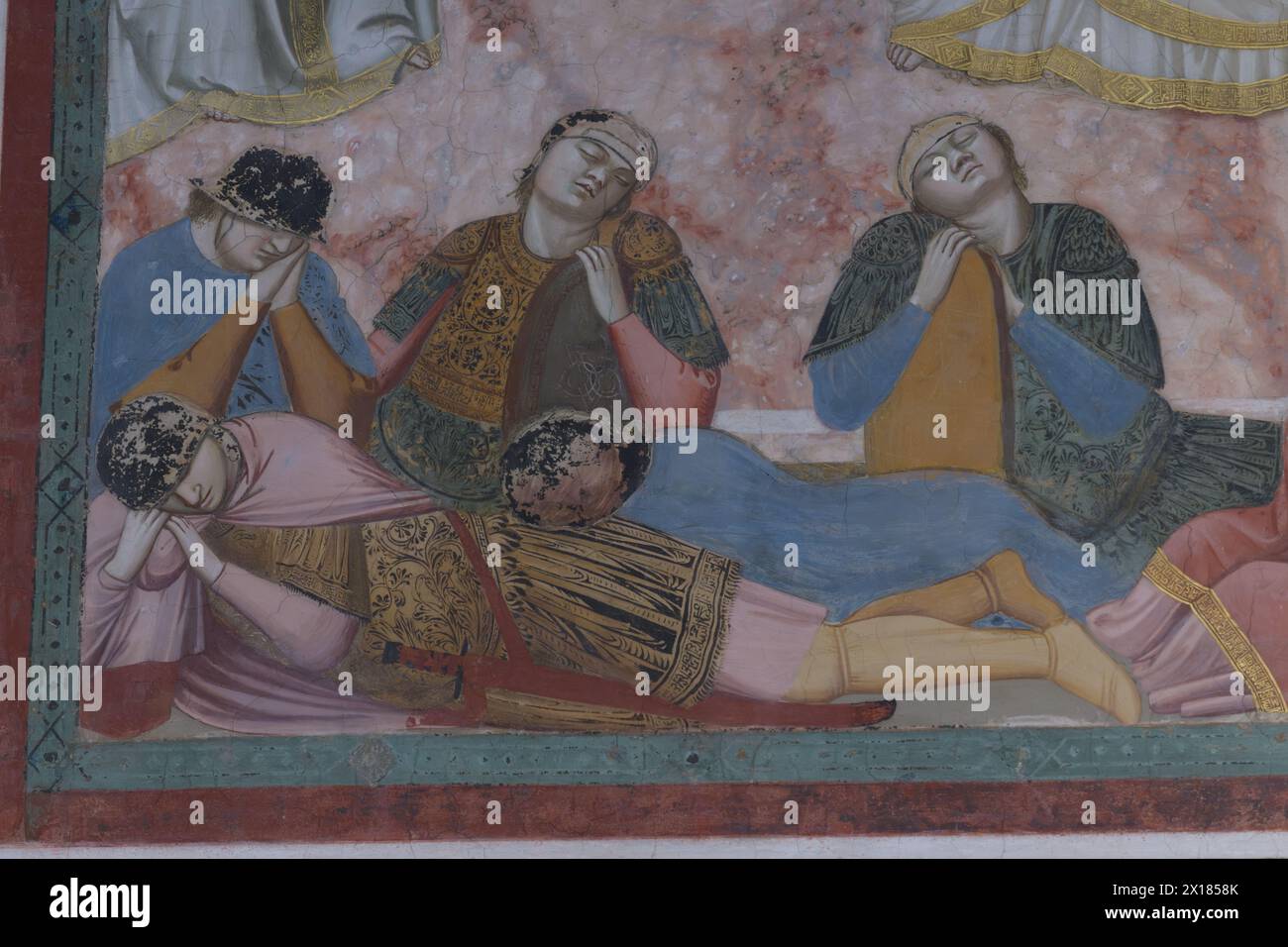 Fresco Giotto Resurrection of Jesus - Noli me tangere ("Do not touch me ...