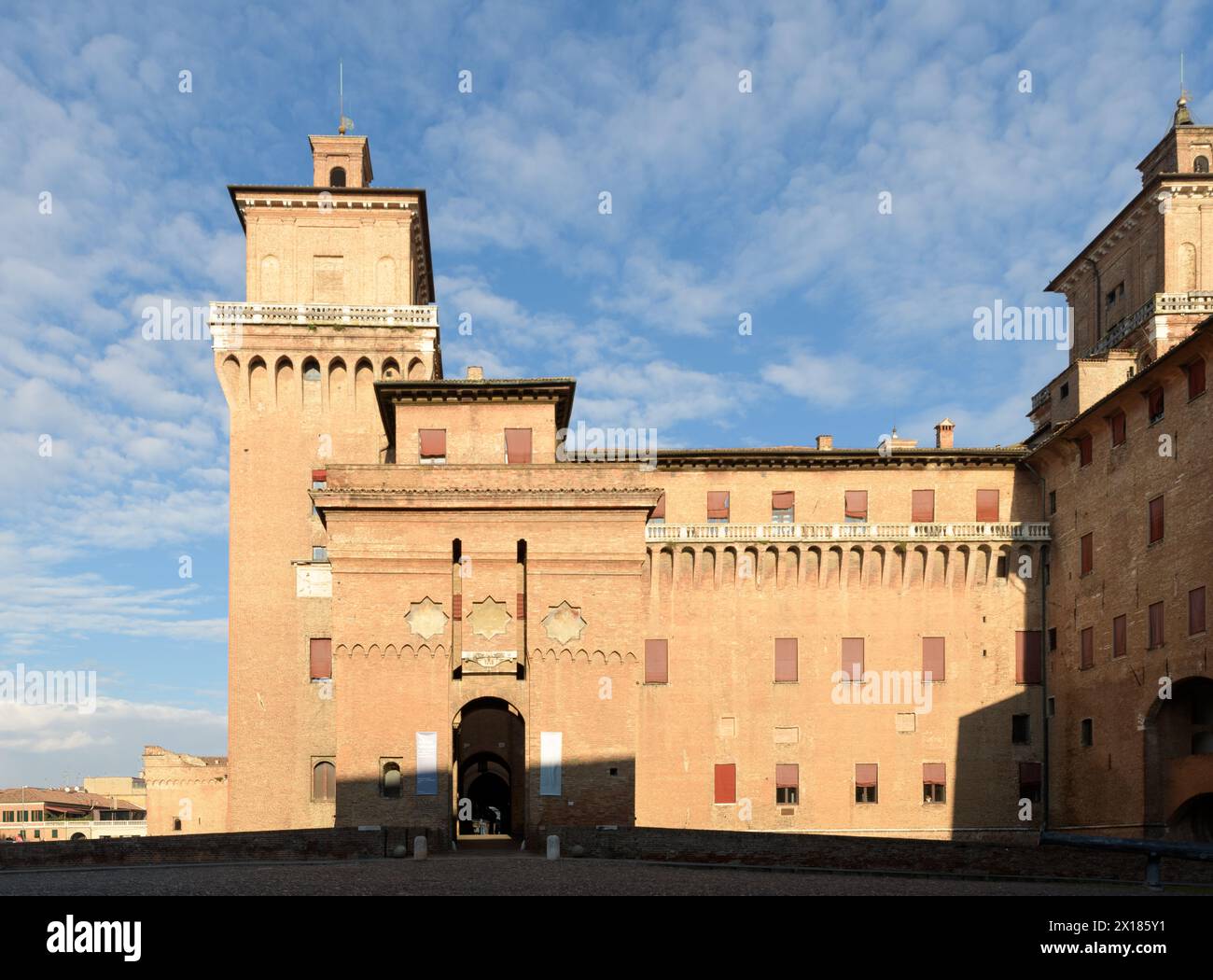 The Castello Estense ('Este castle') or castello di San Michele ('St ...