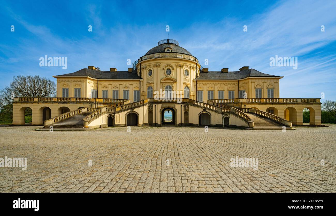 Rococo palace, Schloss Solitude, hunting and pleasure palace, built by ...