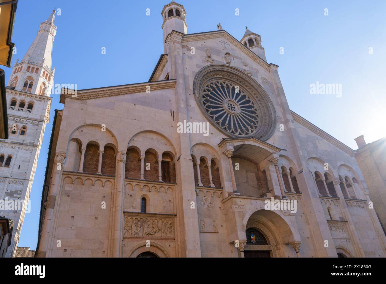 Modena Cathedral (Duomo di Modena). Roman Catholic cathedral in Modena ...