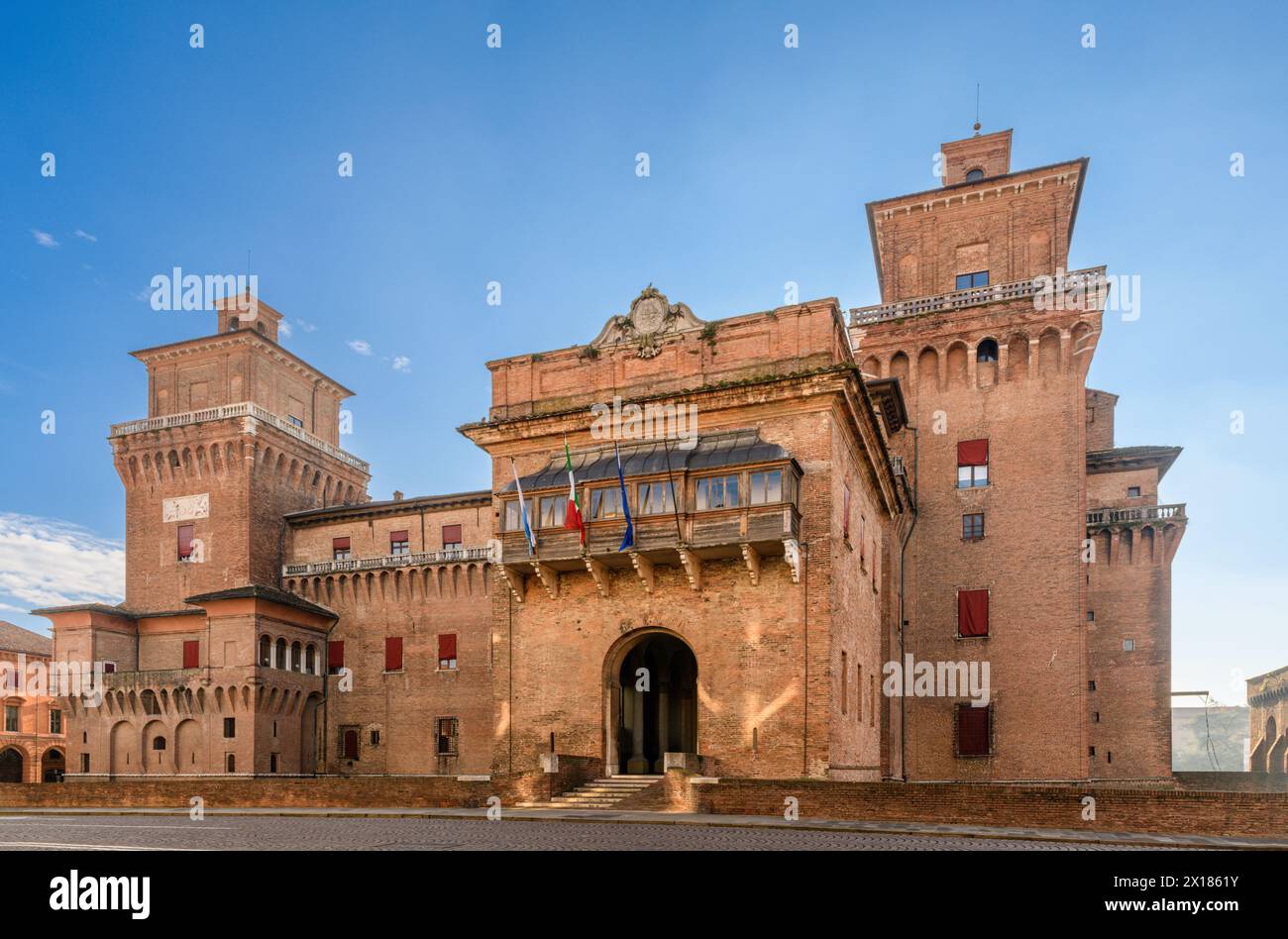 The Castello Estense ('Este castle') or castello di San Michele ('St ...