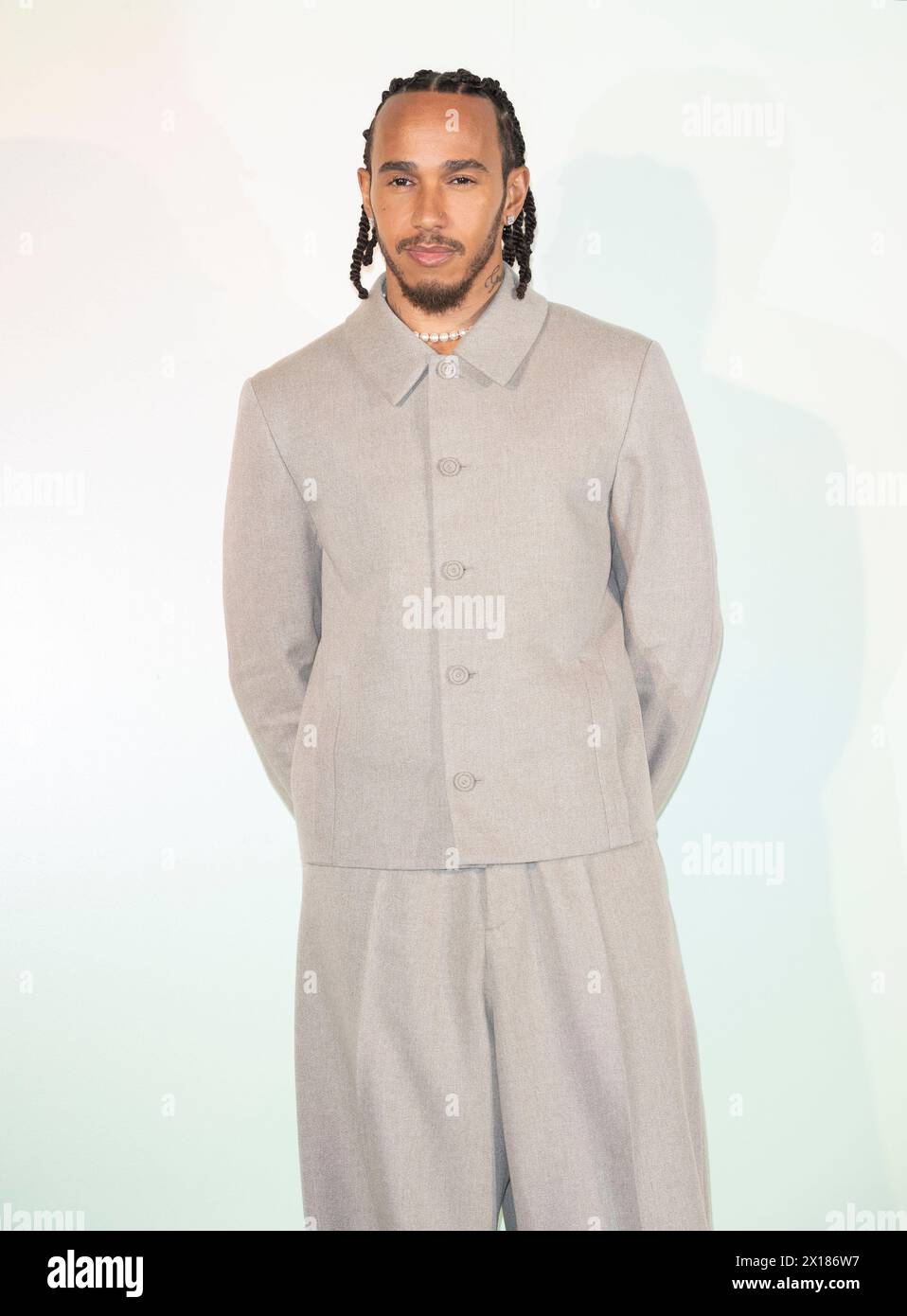 Seoul, South Korea. 15th Apr, 2024. Car Racer Lewis Hamilton, attend a ...