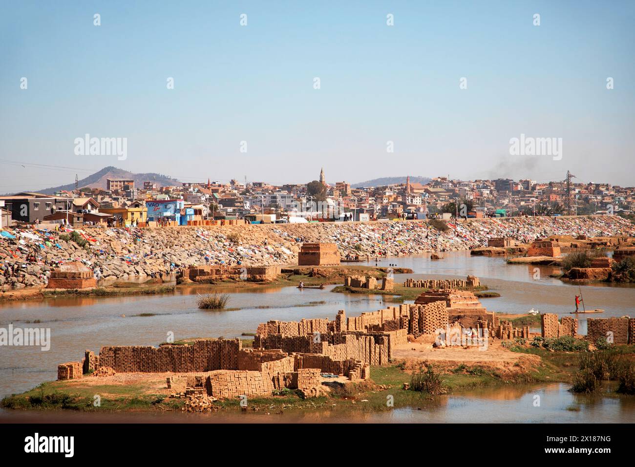 Antananarivo, Madagascar 07 oktober 2023. cityscape, Tana, capital of ...