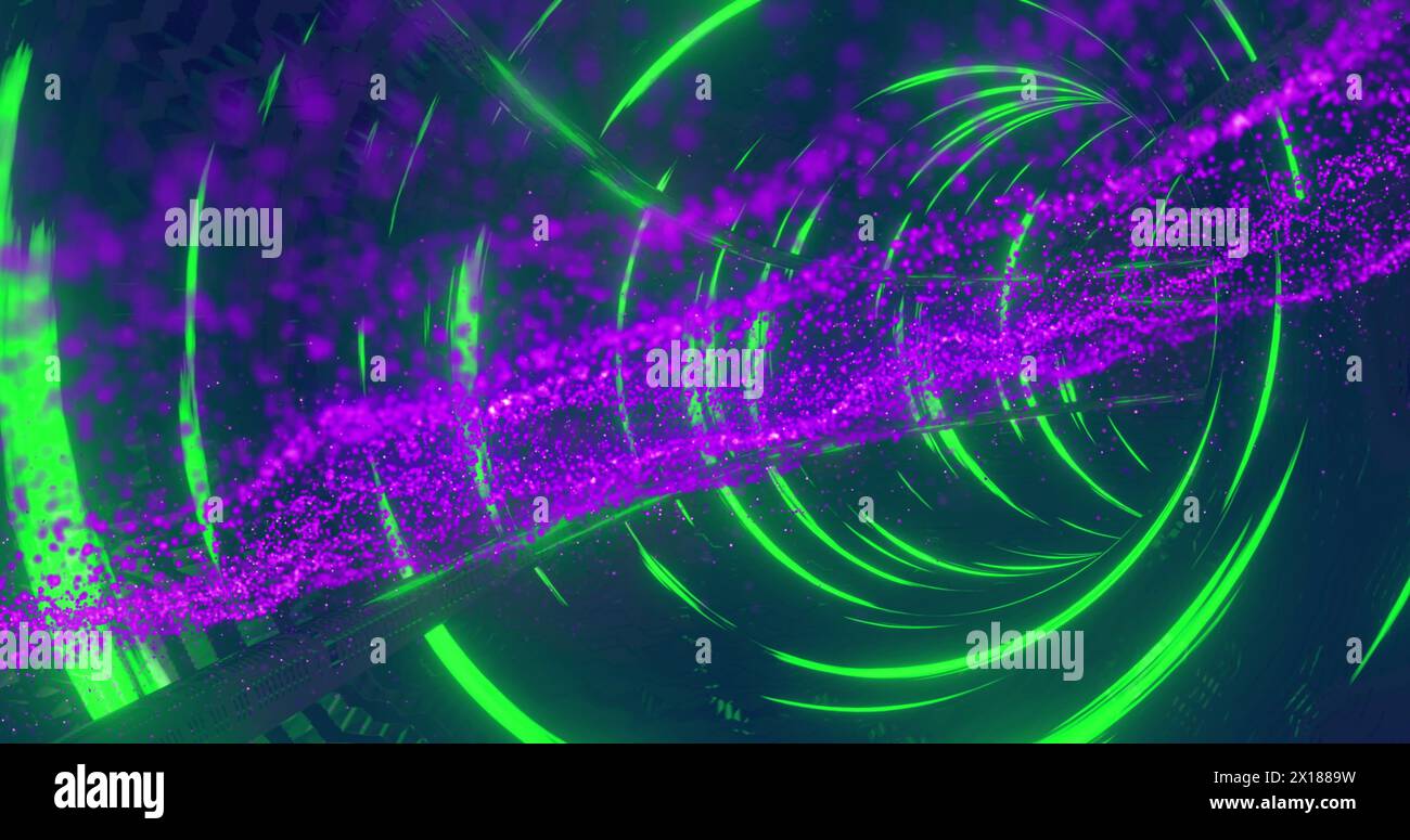 Abstract green wave patterns hi-res stock photography and images - Alamy