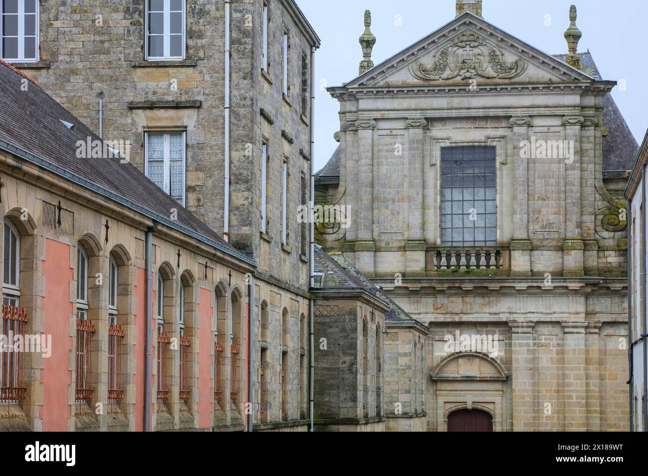 Jesuit Chapel Chapelle des Jesuites, Lycee, Quimper, Department ...
