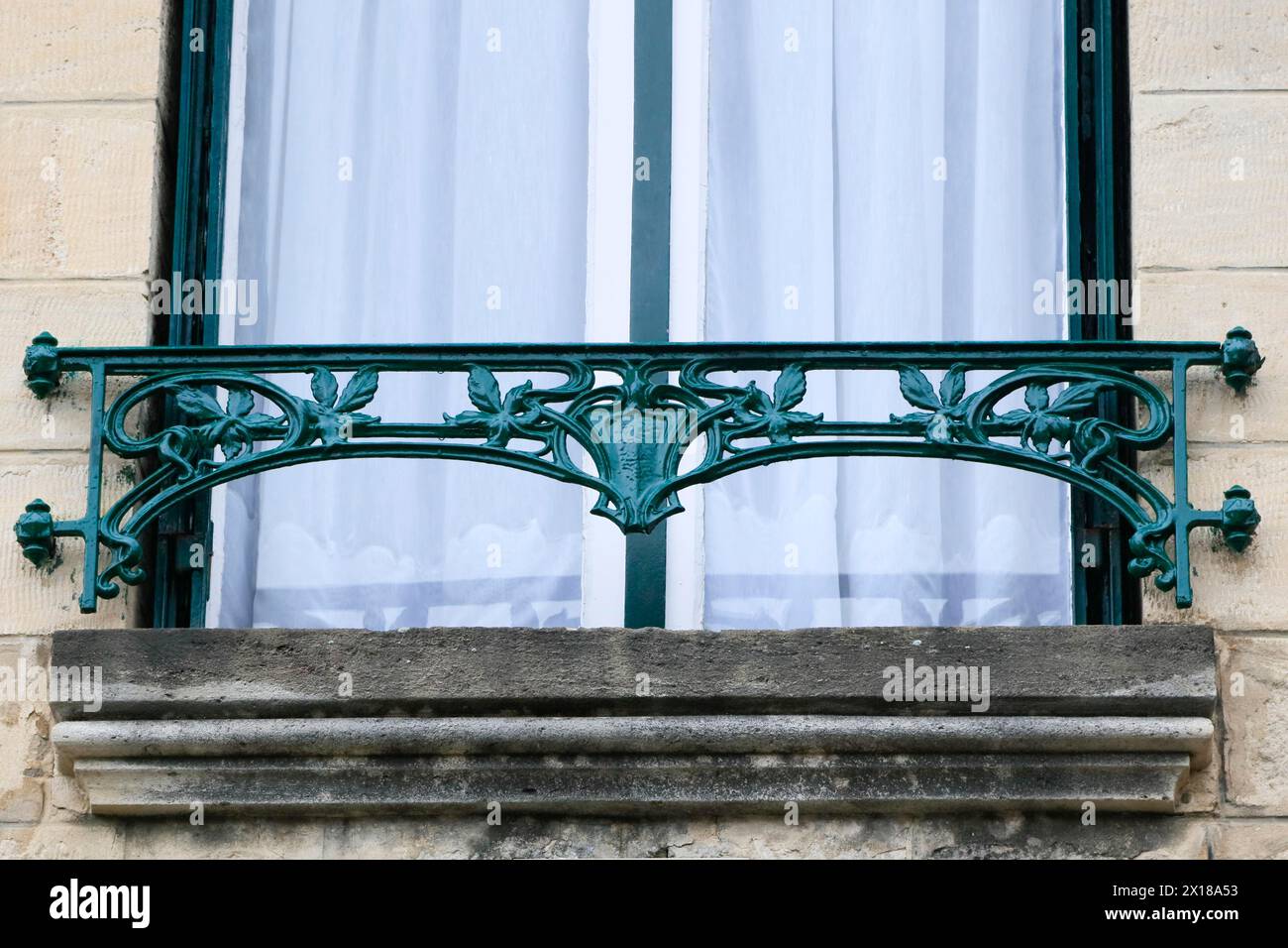 Window railings and balconies on residential buildings designed by ...