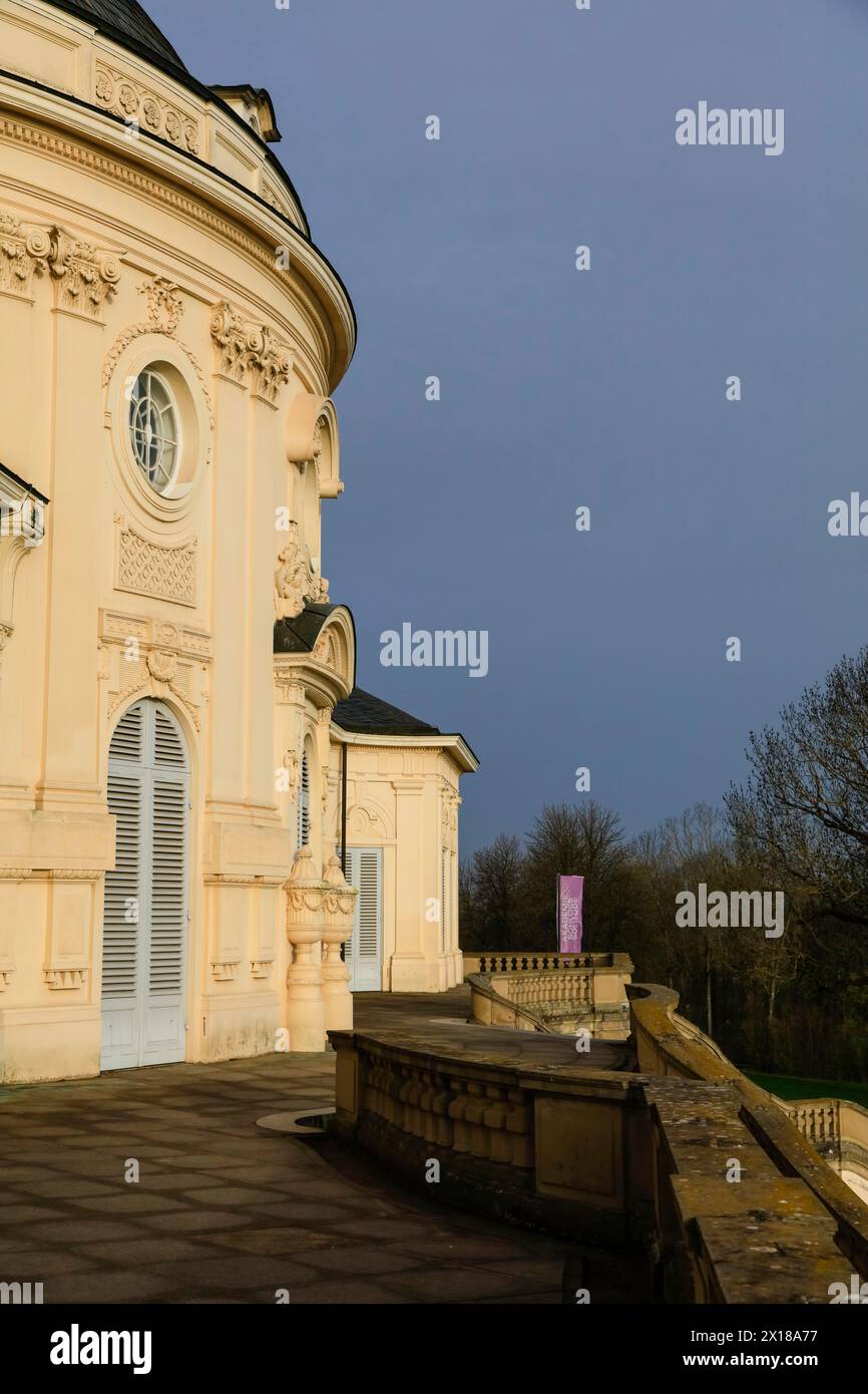 Rococo-style hunting and pleasure palace Schloss Solitude, built by ...