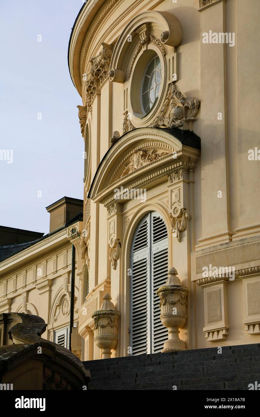 Rococo-style hunting and pleasure palace Schloss Solitude, built by ...