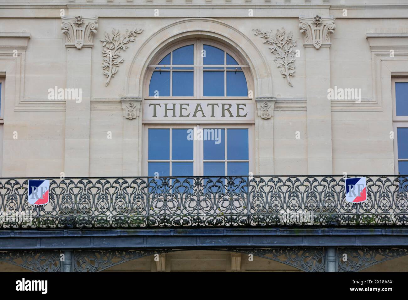 Municipal theatre, Theatre a l'Italienne with balcony railing designed ...