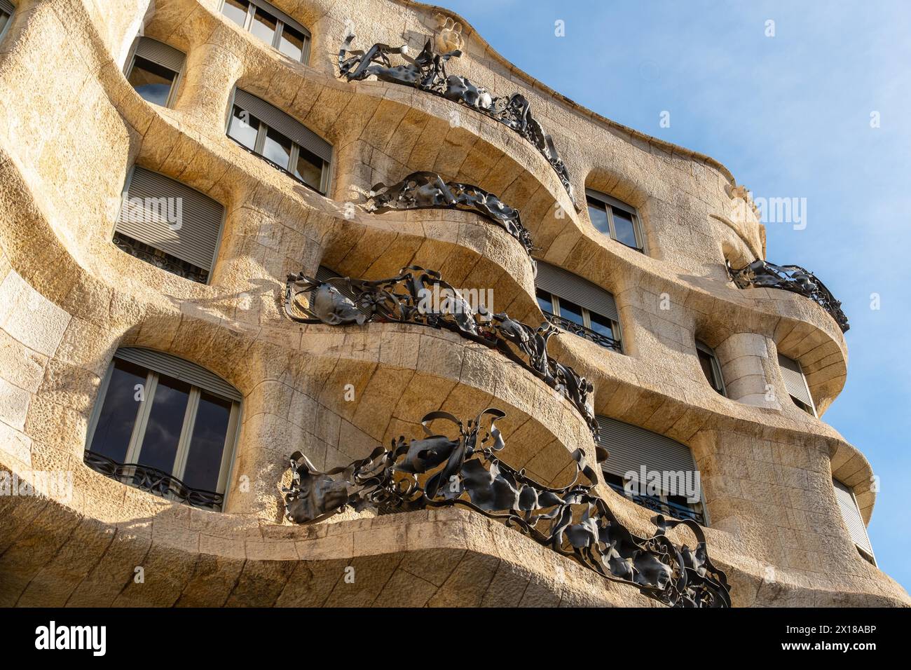 Casa Mila, residential and commercial building designed by the ...