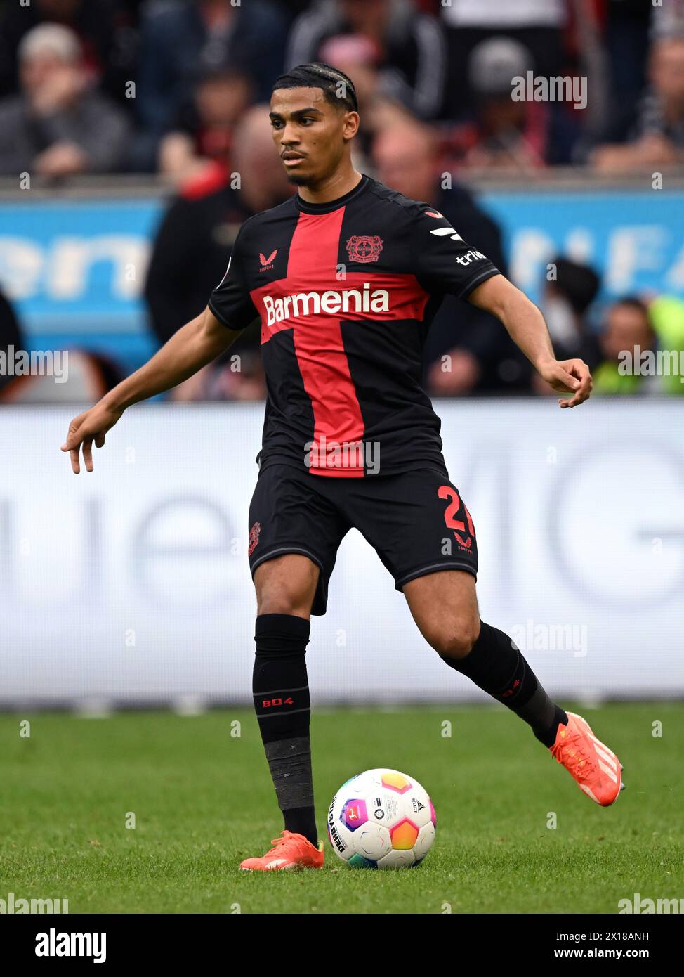 LEVERKUSEN - Amine Adli of Bayer 04 Leverkusen during the Bundesliga ...