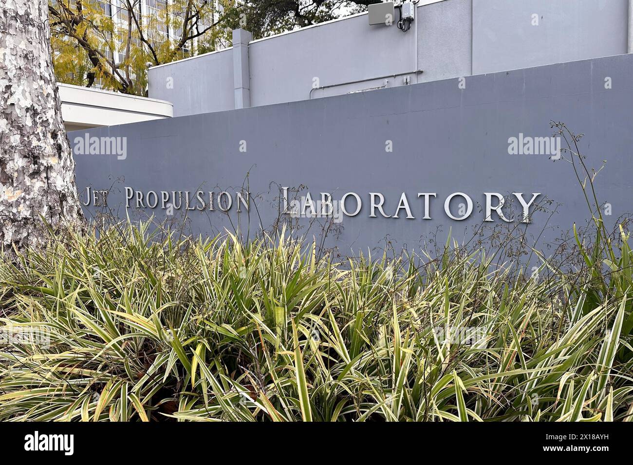 Pasadena, USA. 15th Apr, 2024. The "Jet Propulsion Laboratory" sign ...