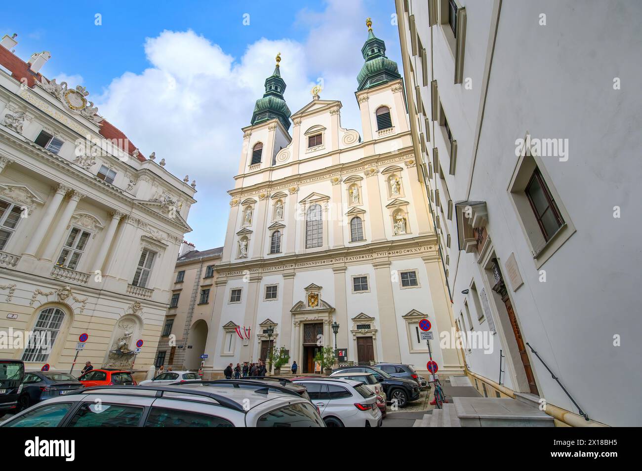 Vienna, Austria. Jesuit Church (Jesuitenkirche), also known as the ...