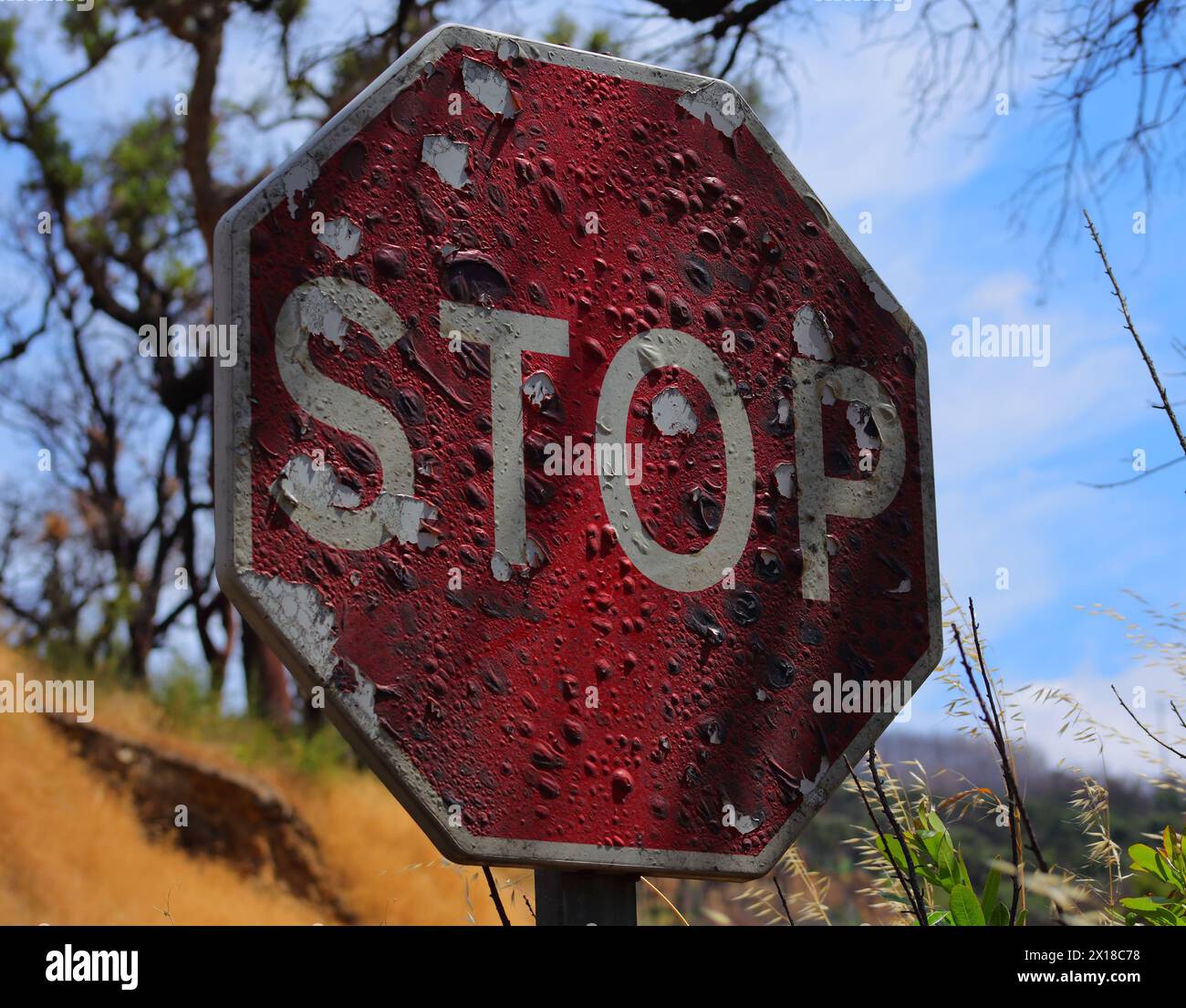 Climate change traffic sign hi-res stock photography and images - Alamy