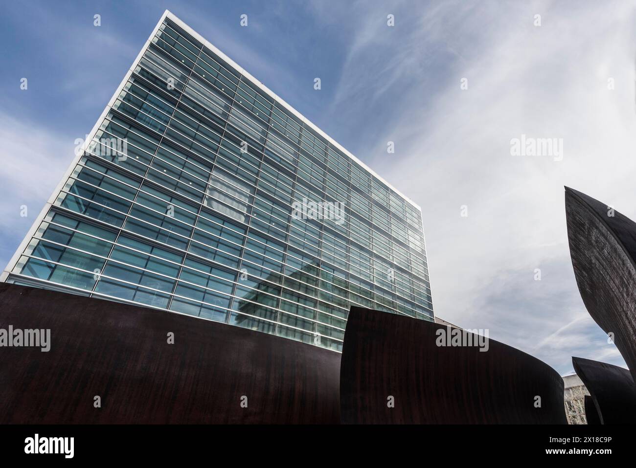 Modern architecture, office building, architect Tadao Ando, Novartis ...